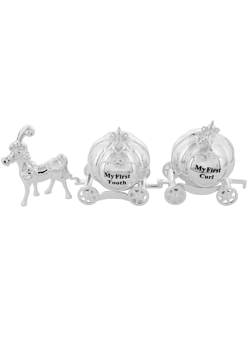 Set 2 Casete Argintate Caleasca Prima Suvita Si Primul Dinte CG464 Cel