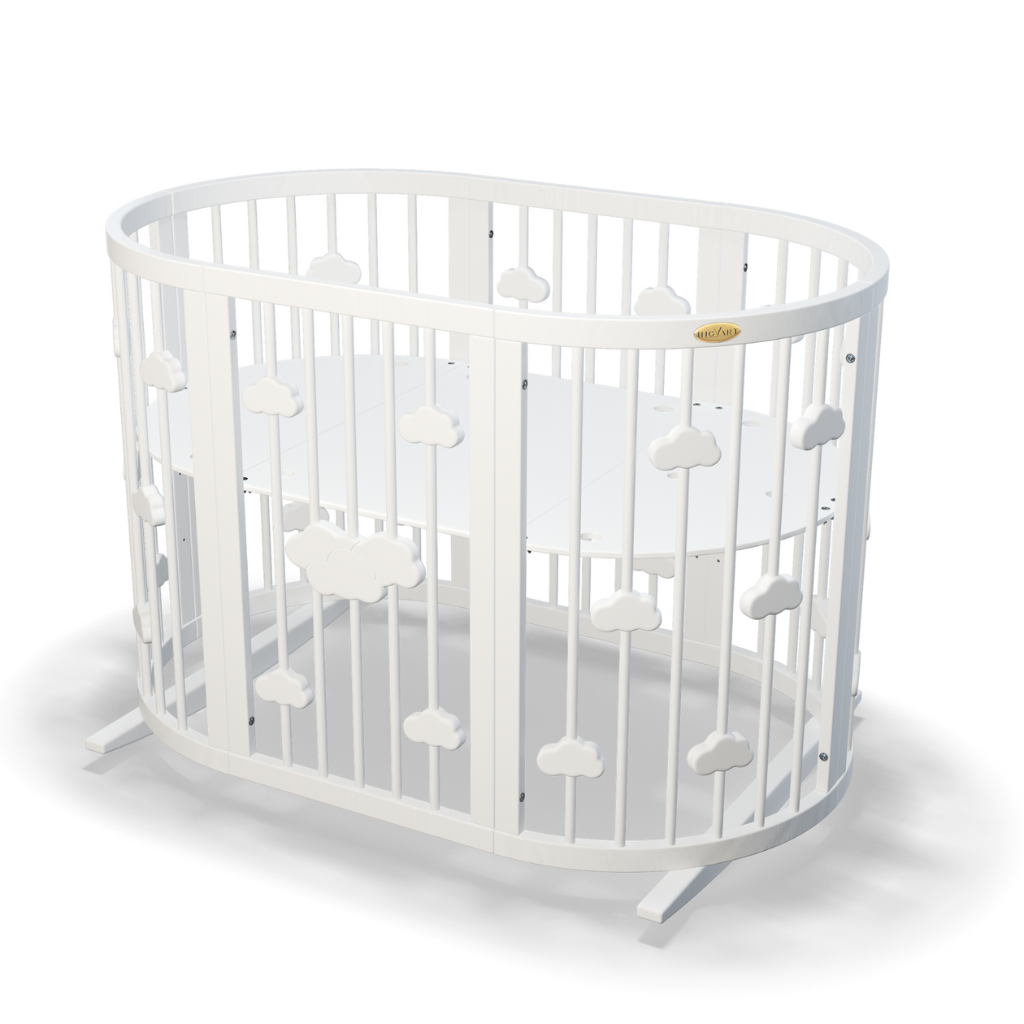 Patut Smart Norisori Rotund-Oval Evolutiv Transformabil Cosleeper 9in1