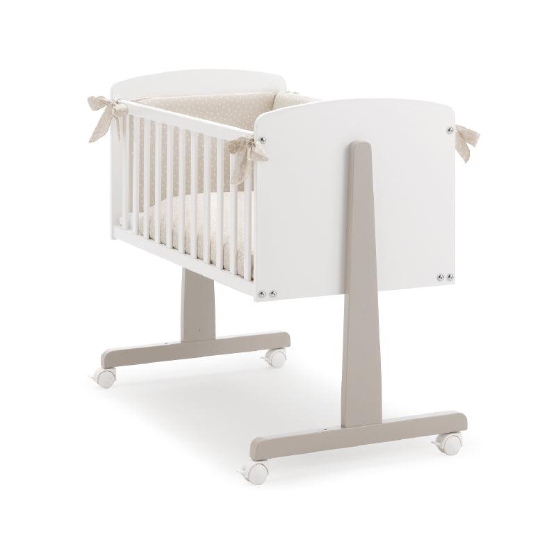 Patut co-sleeping Ninna Alb & Crem salteluta & lenjerie inclusa Erbesi ...